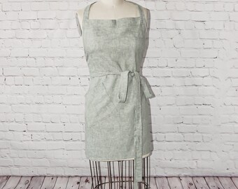 Natural Linen Apron - Etsy