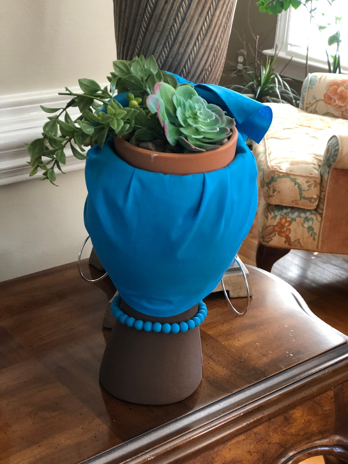 Styrofoam Head Planter - Etsy
