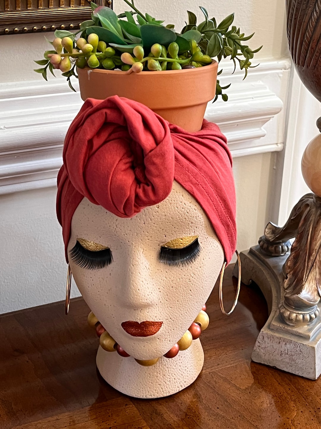 Styrofoam Head Planter - Etsy
