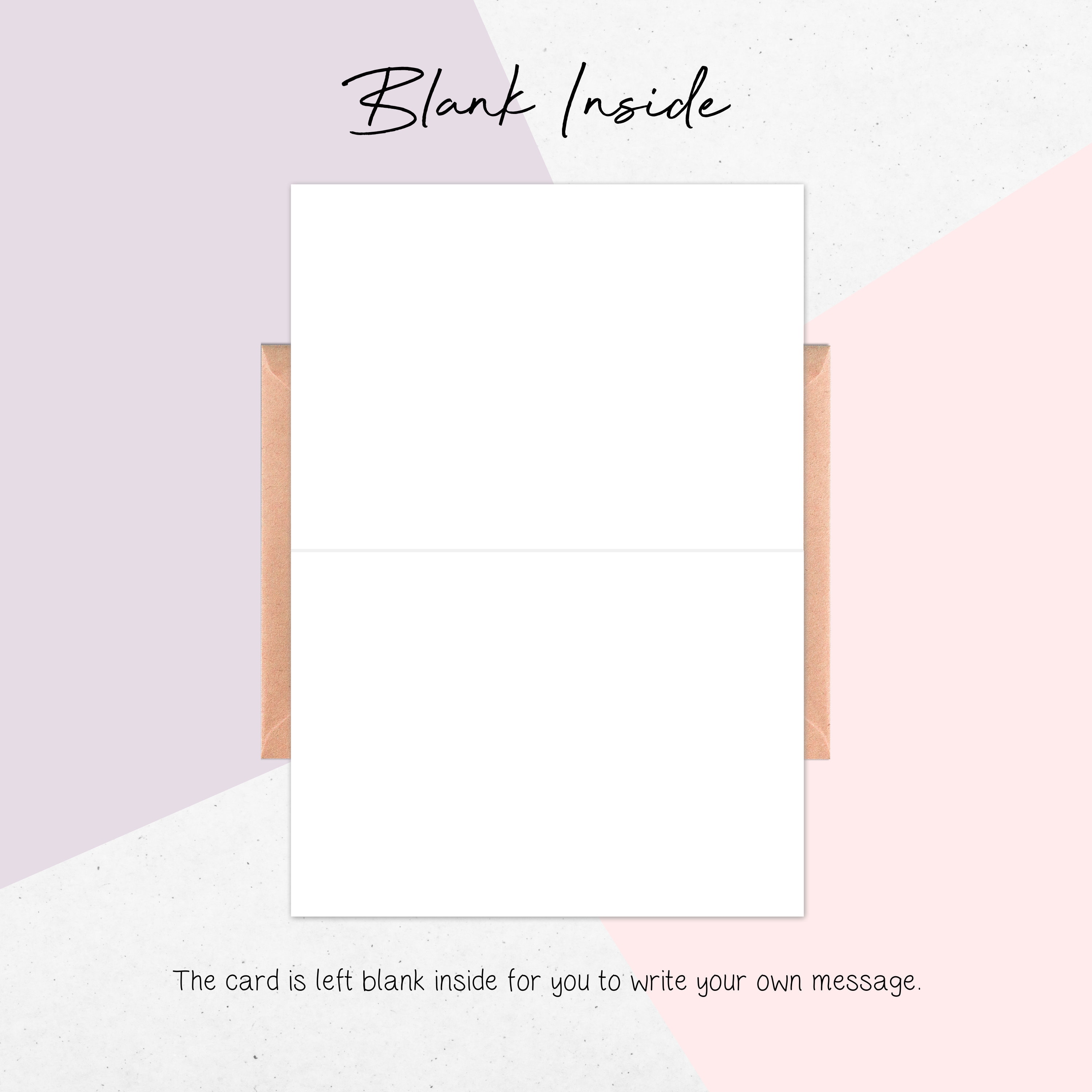 Tarjeta de texto personalizada tarjeta totalmente | Etsy