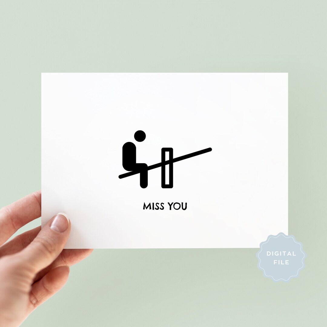 Printable Miss You Card Missing You Card Ldr Relationship Card