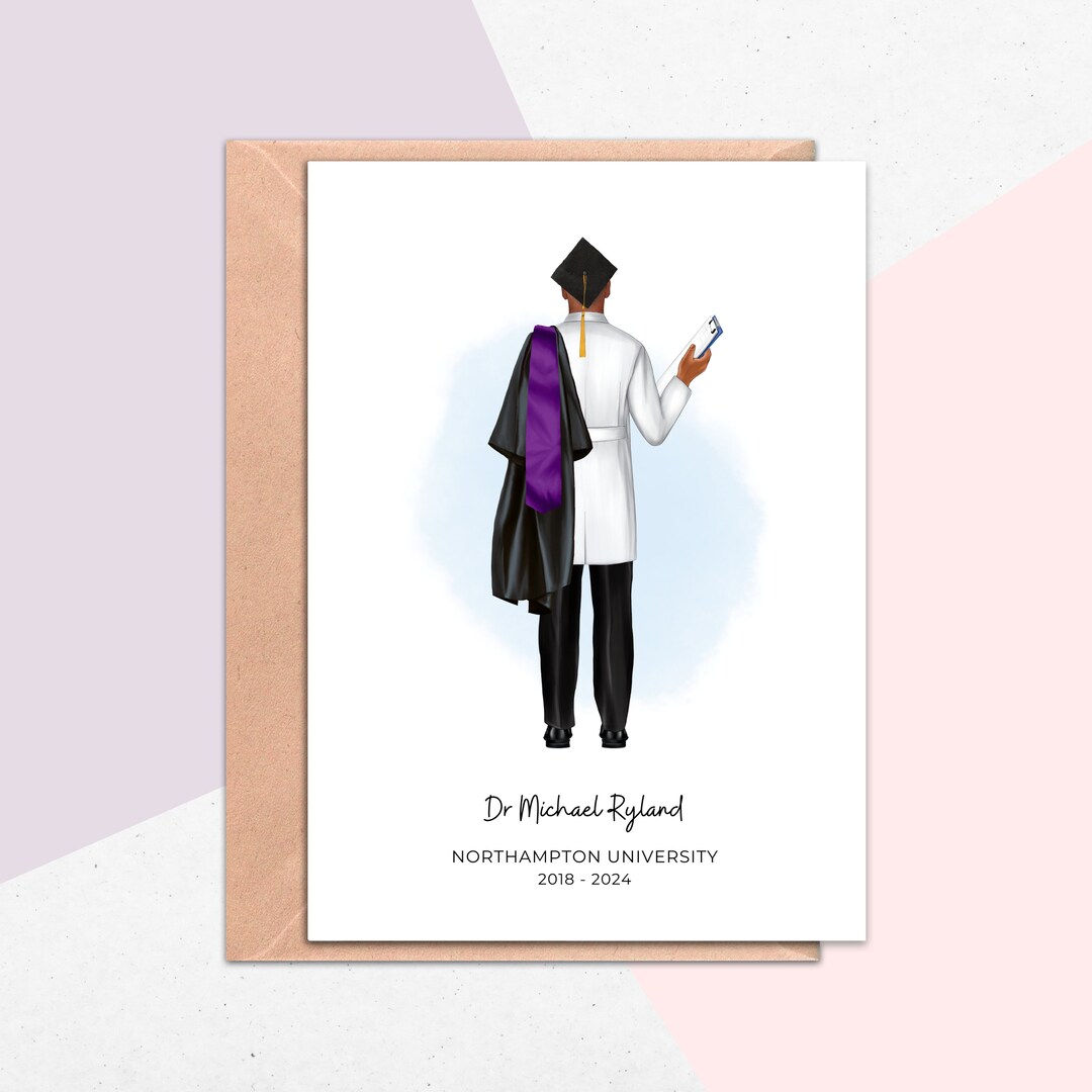 Personalised Doctor Graduation Card Graduation Gift Vet Grad - Etsy