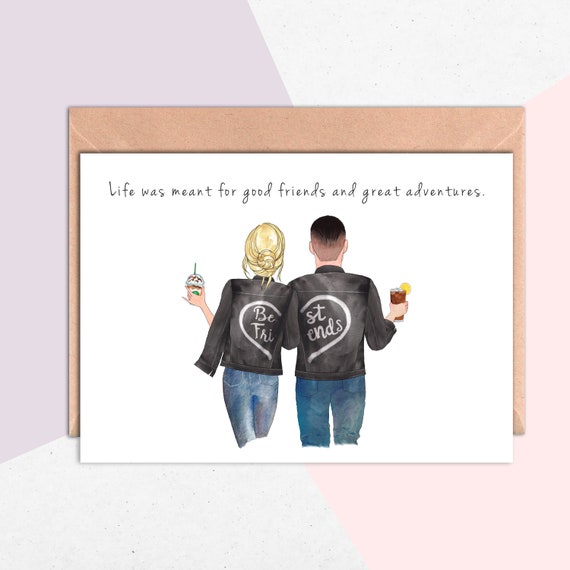 Personalised Male Best Friend Birthday Card Personalized | Etsy UK