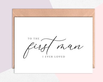 Wedding Card to Your Dad Father of the Bride Cards of All - Etsy