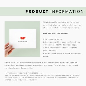 Printable You're One in a Melon Thank You Card, Thinking of You Card ...