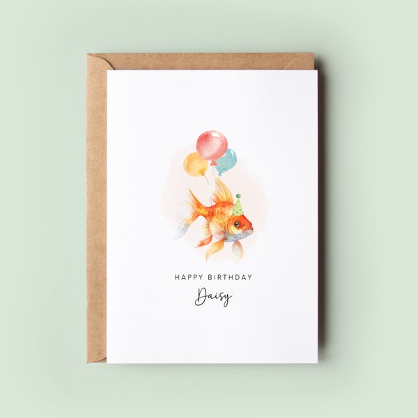 Goldfish Birthday - Etsy
