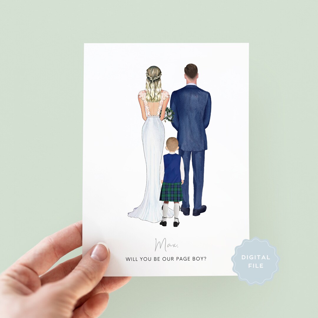 Printable Will You Be My Page Boy?, Will You Be My Page Boy Cards ...