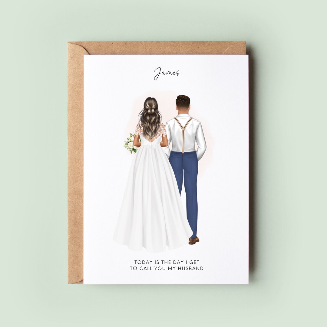 Personalised 'I Do' Groom Card - See You at the Altar Wedding Day Card ...