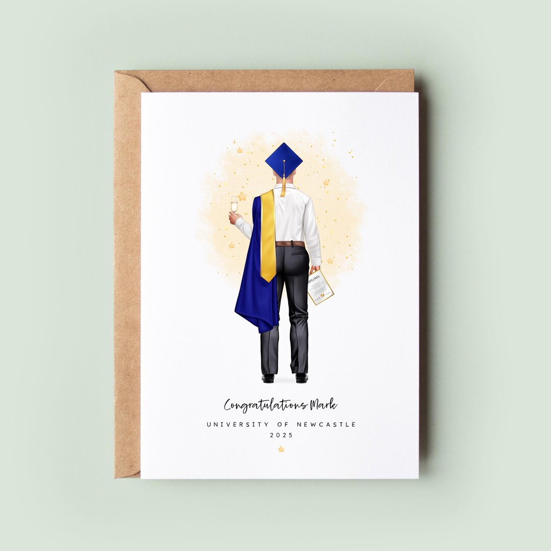 Personalised Graduation Card – Custom Graduation Keepsake ...