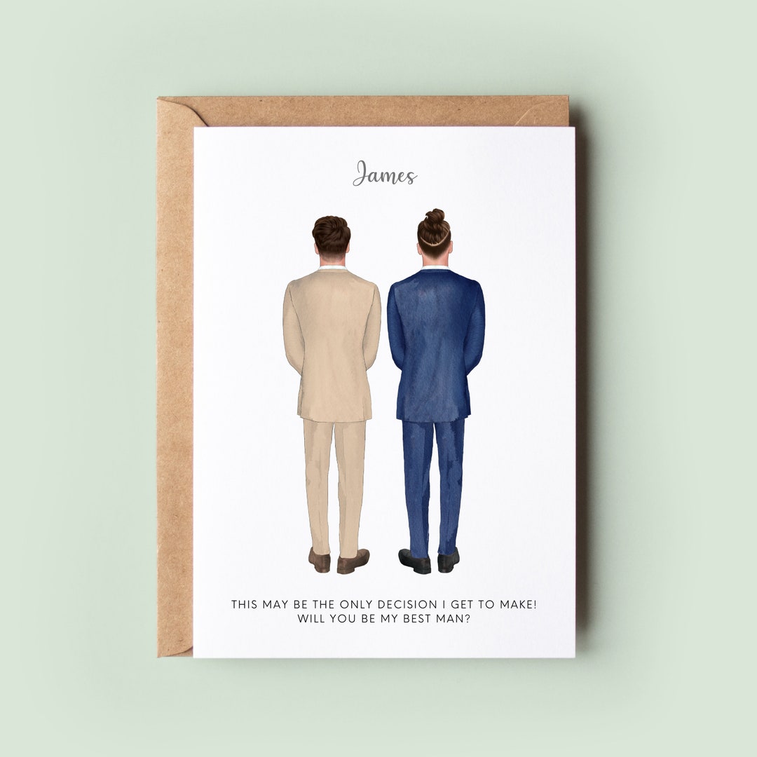 Will You Be My Best Man Card, Best Man Card, Groomsman Card, Best Man ...