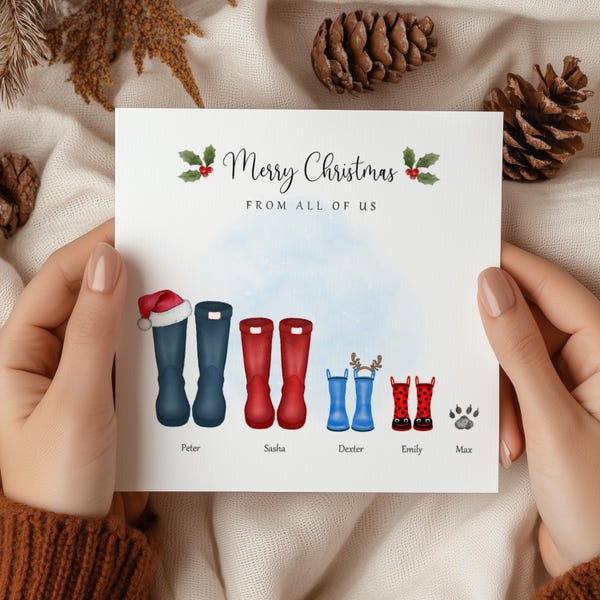 Custom Boot Card - Etsy UK