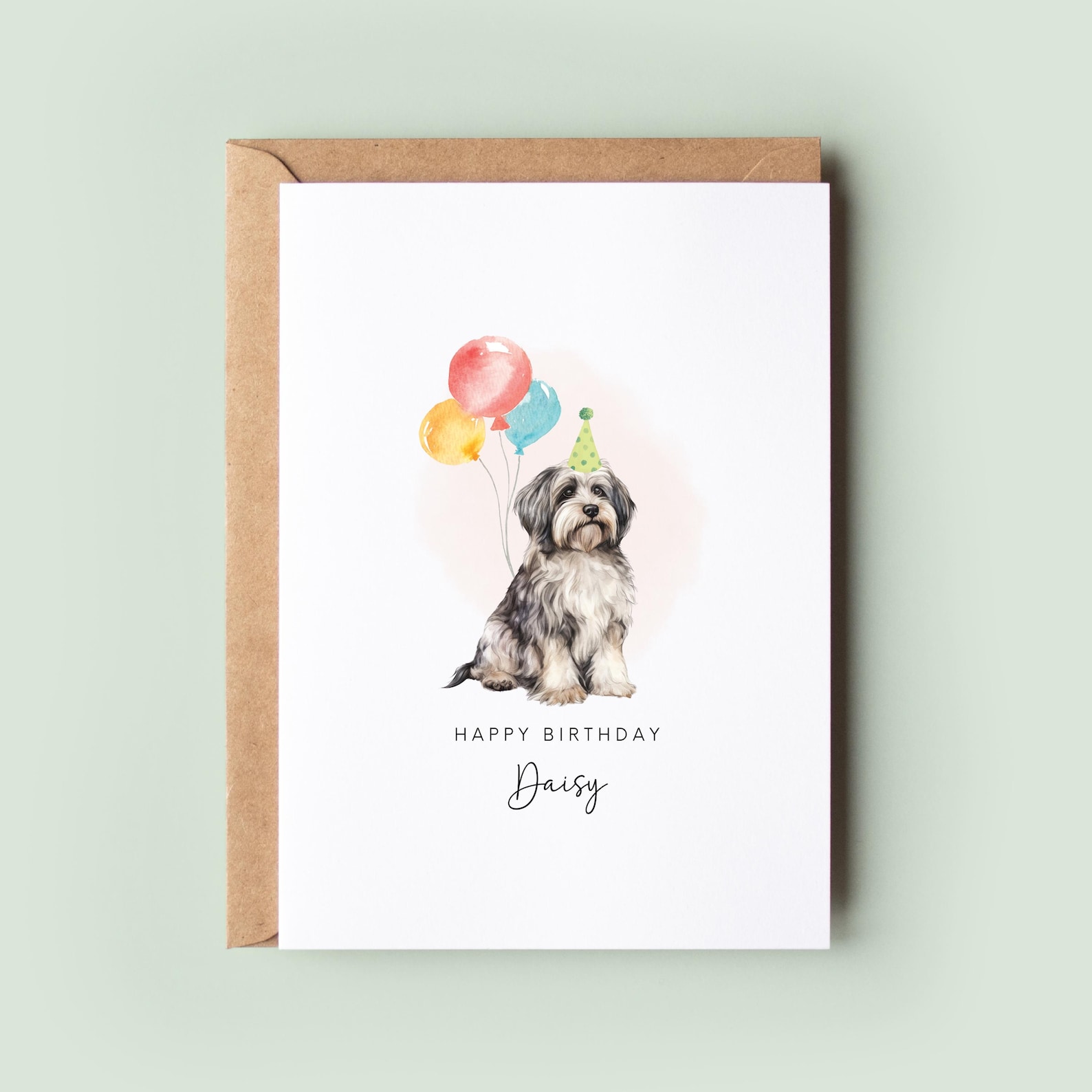 Havanese Birthday Card From the Dog, Birthday Card for Dog Dad ...