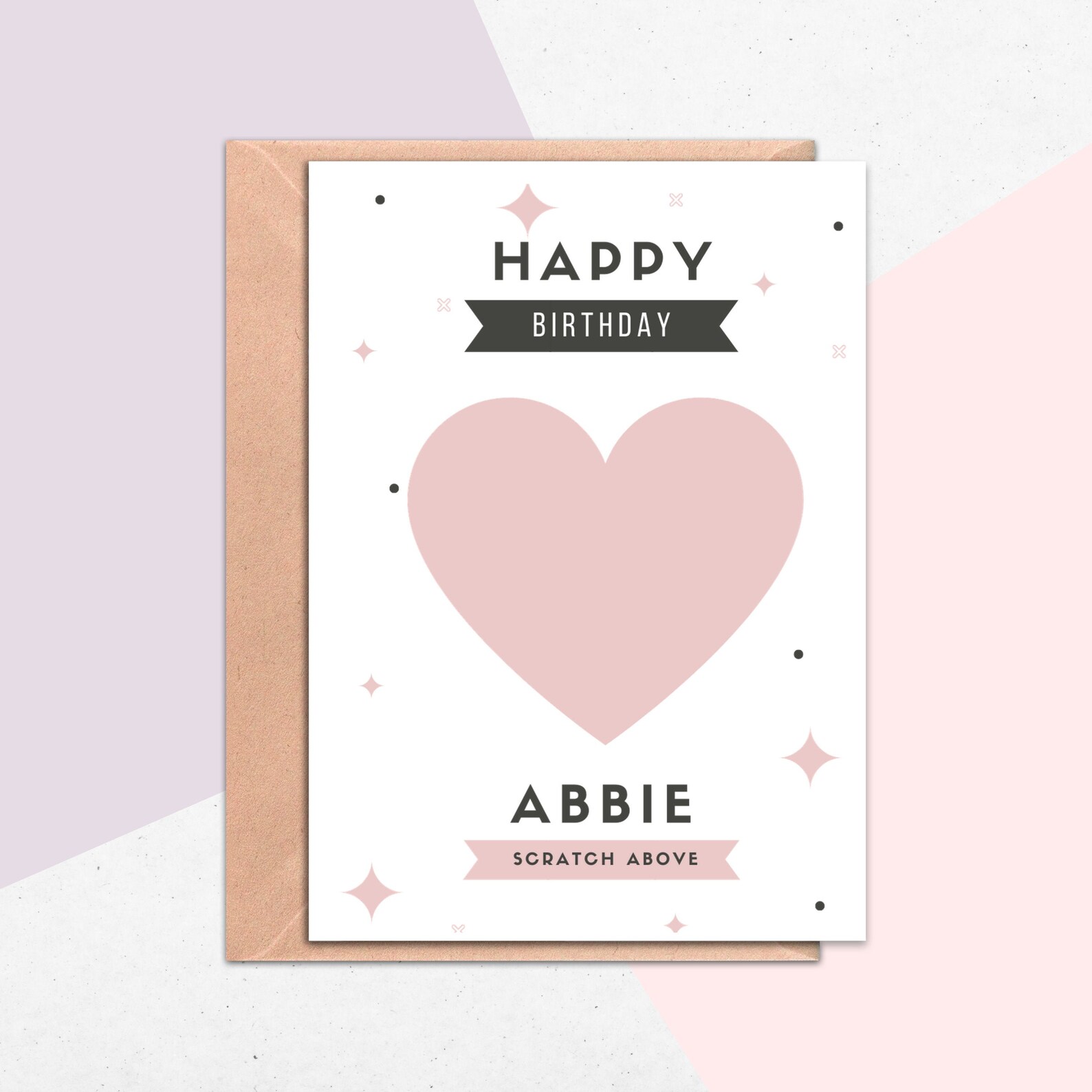 Scratch & Reveal Birthday Card Personalised Scratch Card | Etsy