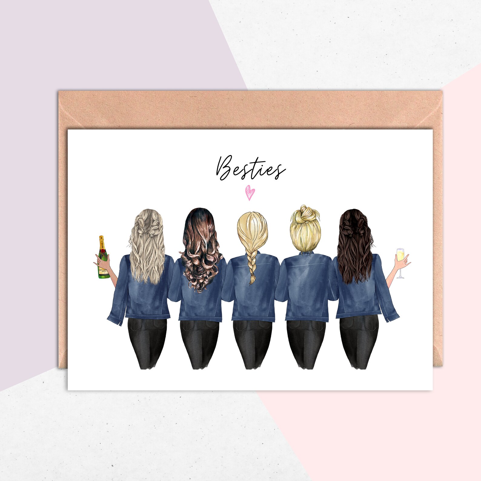 Personalised Best Friend Birthday Card Personalized Friend | Etsy