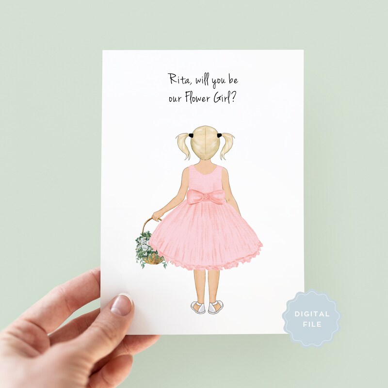 Flower Girl Invite - Etsy