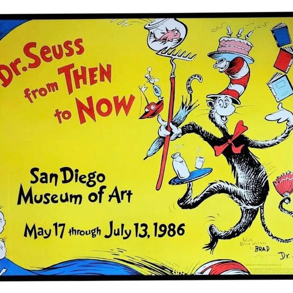 Dr Seuss Poster - Etsy