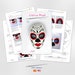 PDF Catrina Mask, PDF Sewing Pattern, Halloween, Felt Mask, Dress Up - Etsy