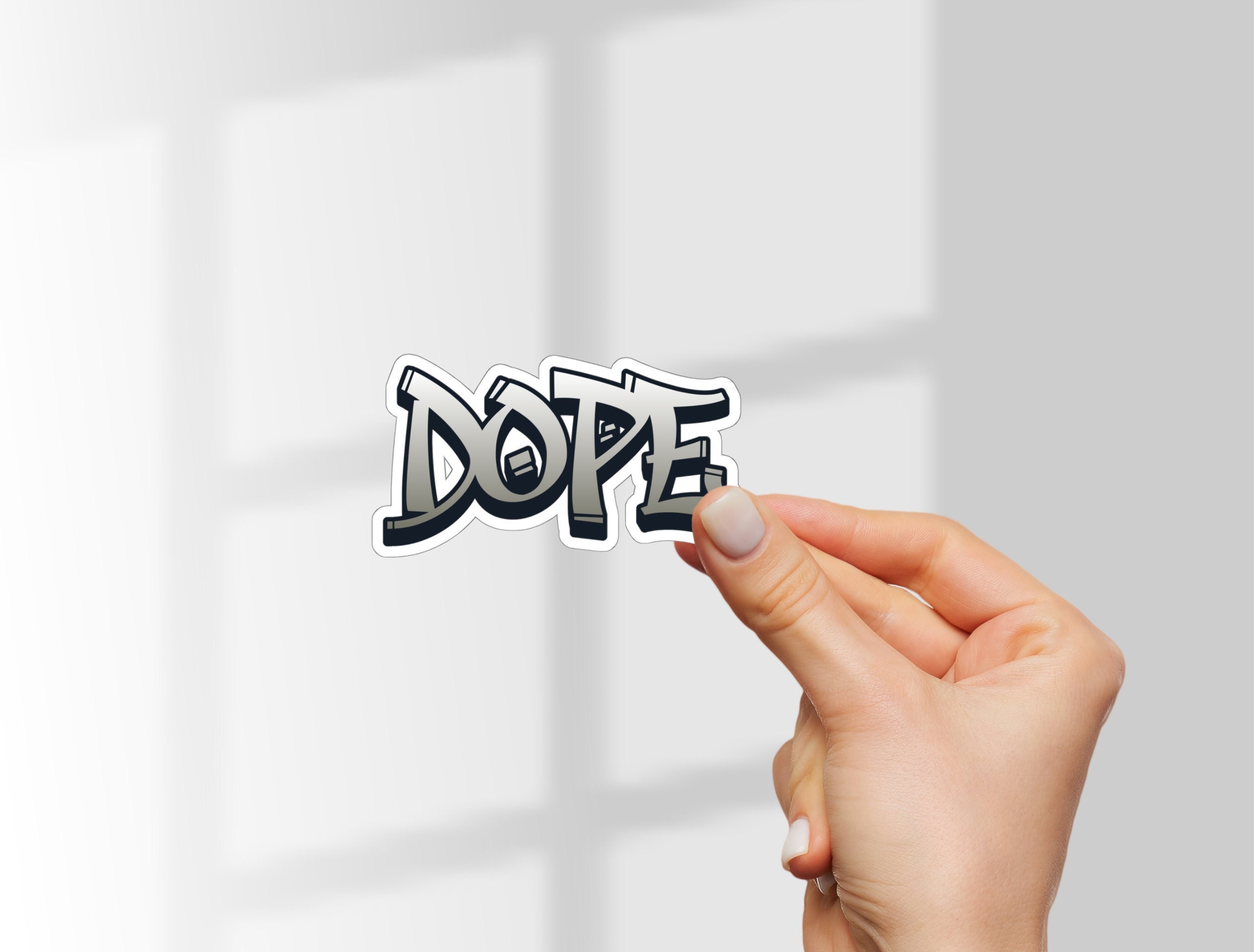 Dope Sticker | Sticker Meaning Cool or Awesome | Slang Word Sticker ...