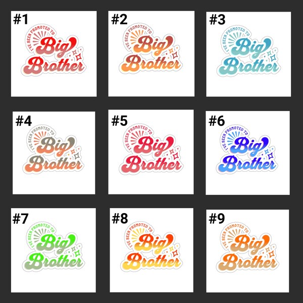 Big Brother Sticker - Etsy