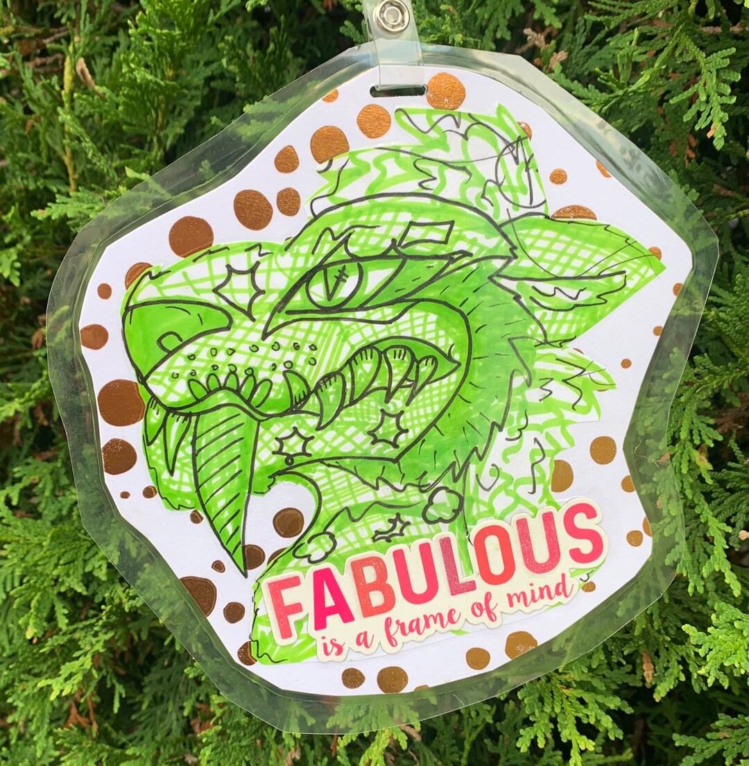 Furry Line Badge Commissions - Etsy