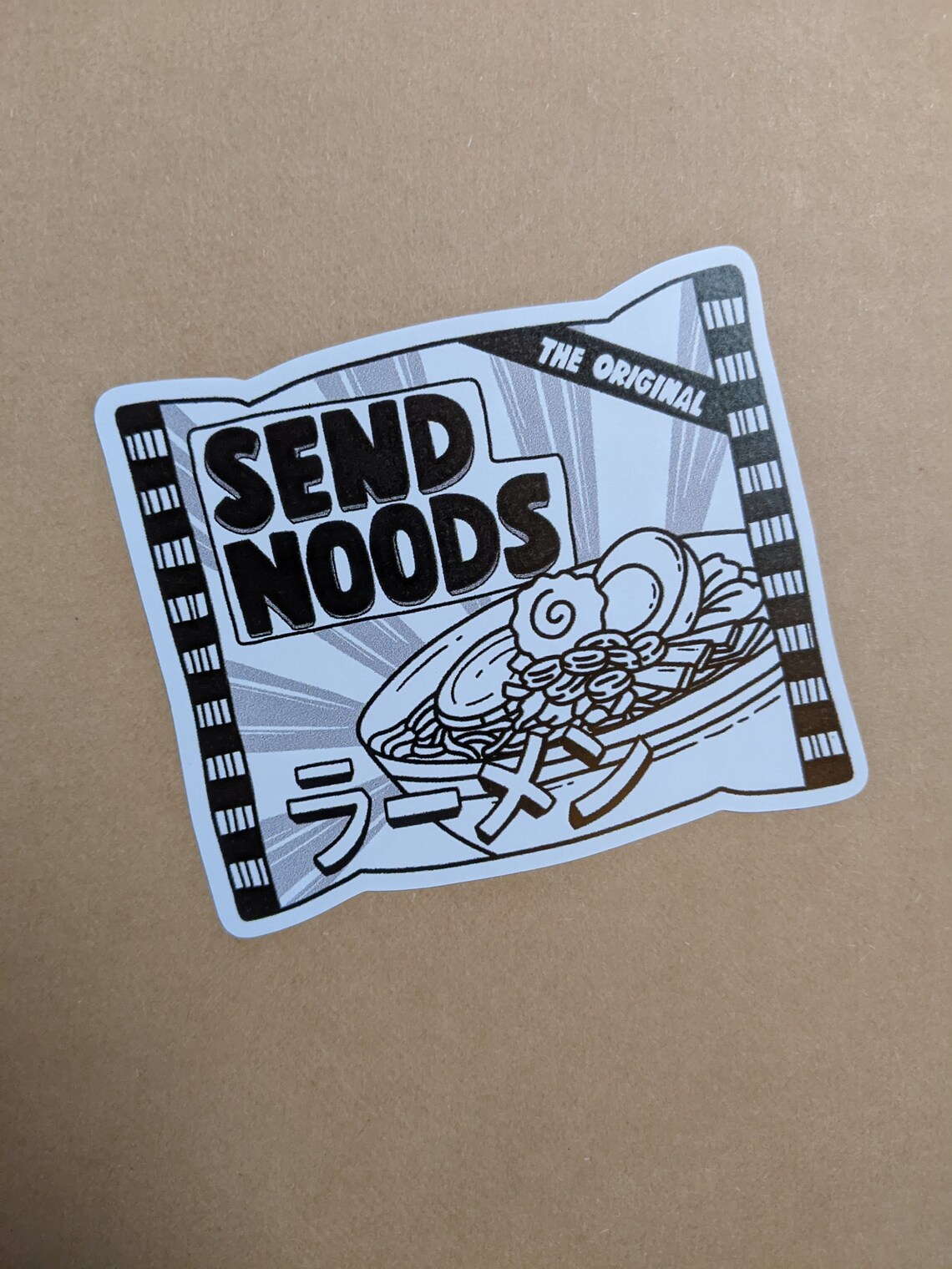 Send Noods Sticker, Ramen Sticker, Foodie Sticker, Food, Fun, Pun ...