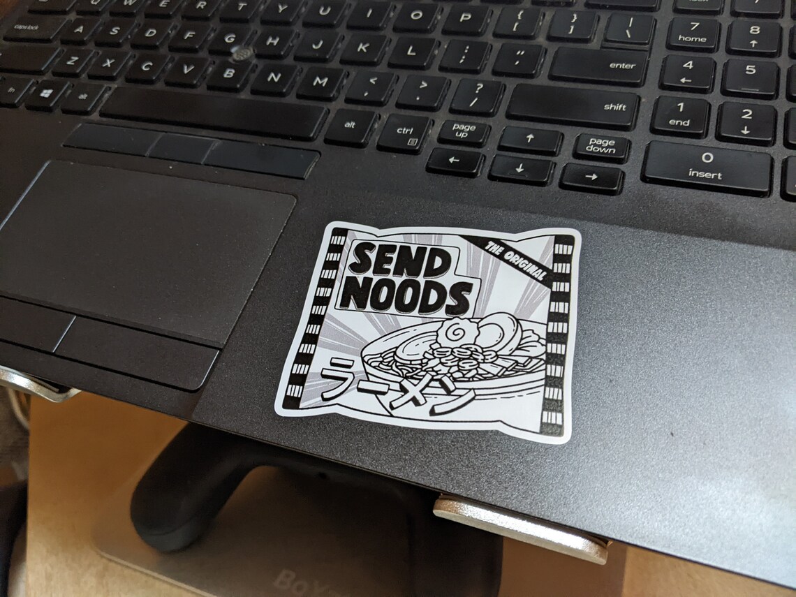 Send Noods Sticker, Ramen Sticker, Foodie Sticker, Food, Fun, Pun ...