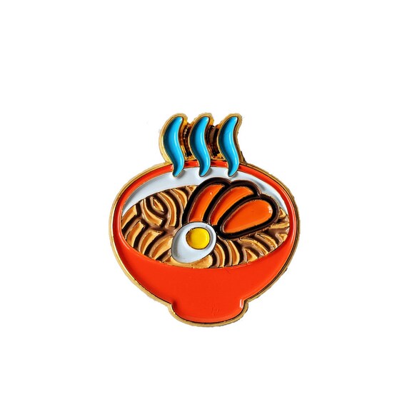 Ramen Pin Lapel Emoji Food Pin Funny Pin Ramen Gift Ramen - Etsy