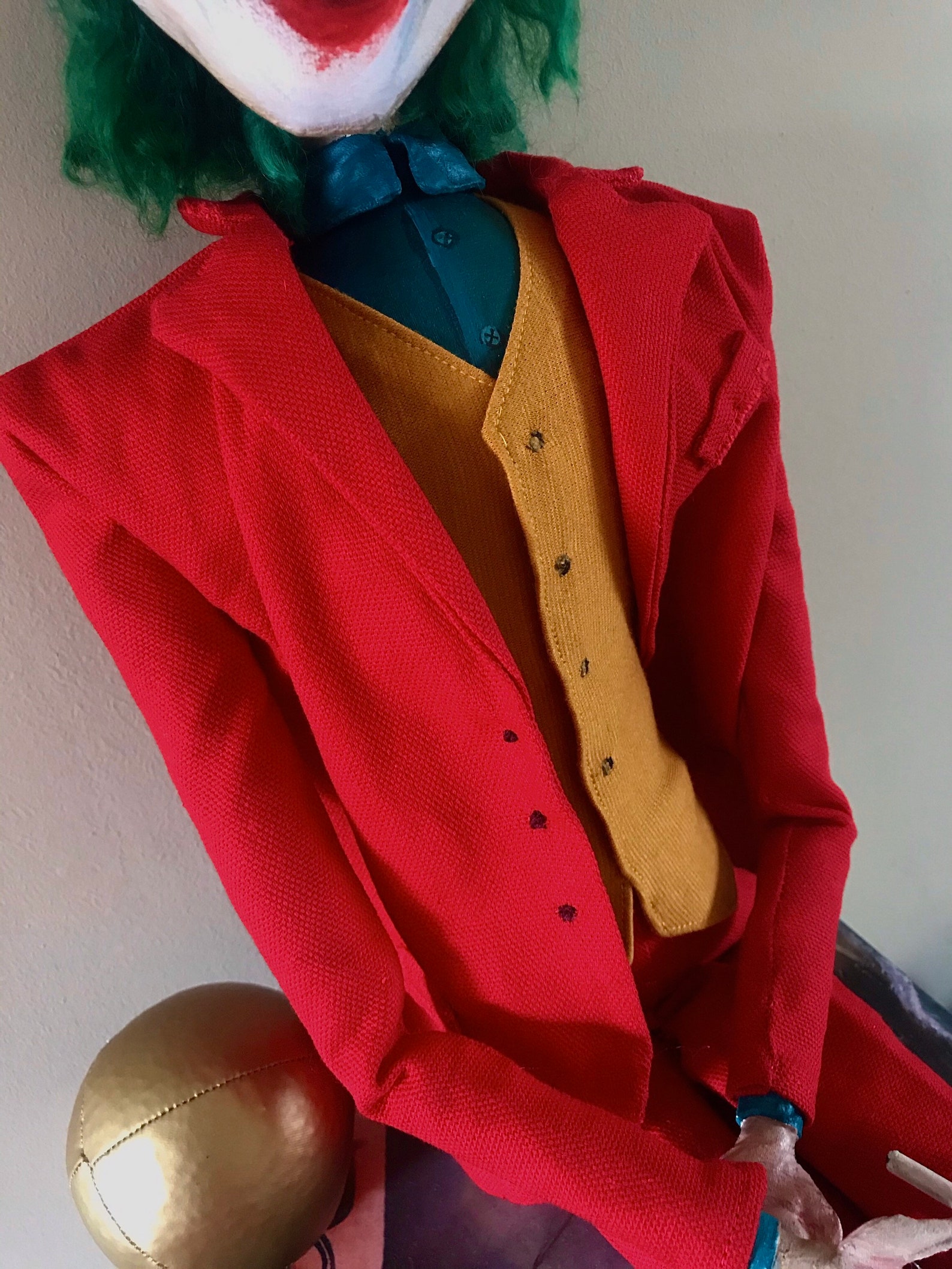 Joker doll-artinteriorhandmade doll | Etsy