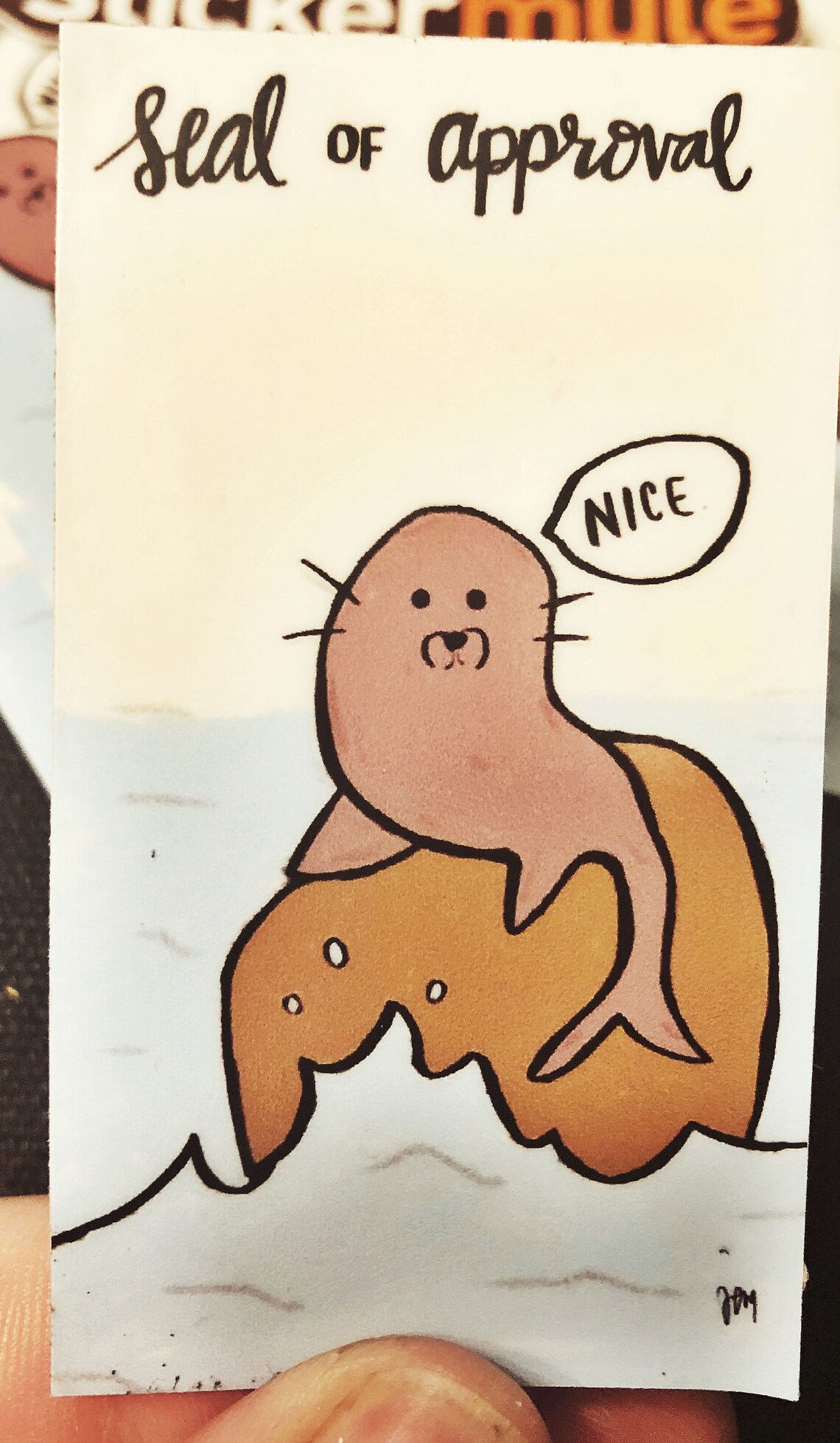 Seal of Approval Vinyl Sticker - Etsy