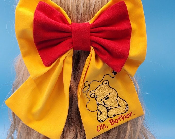 Disney Bound ~ Winnie the Pooh Inspired ~ Vintage Style Bow - Etsy