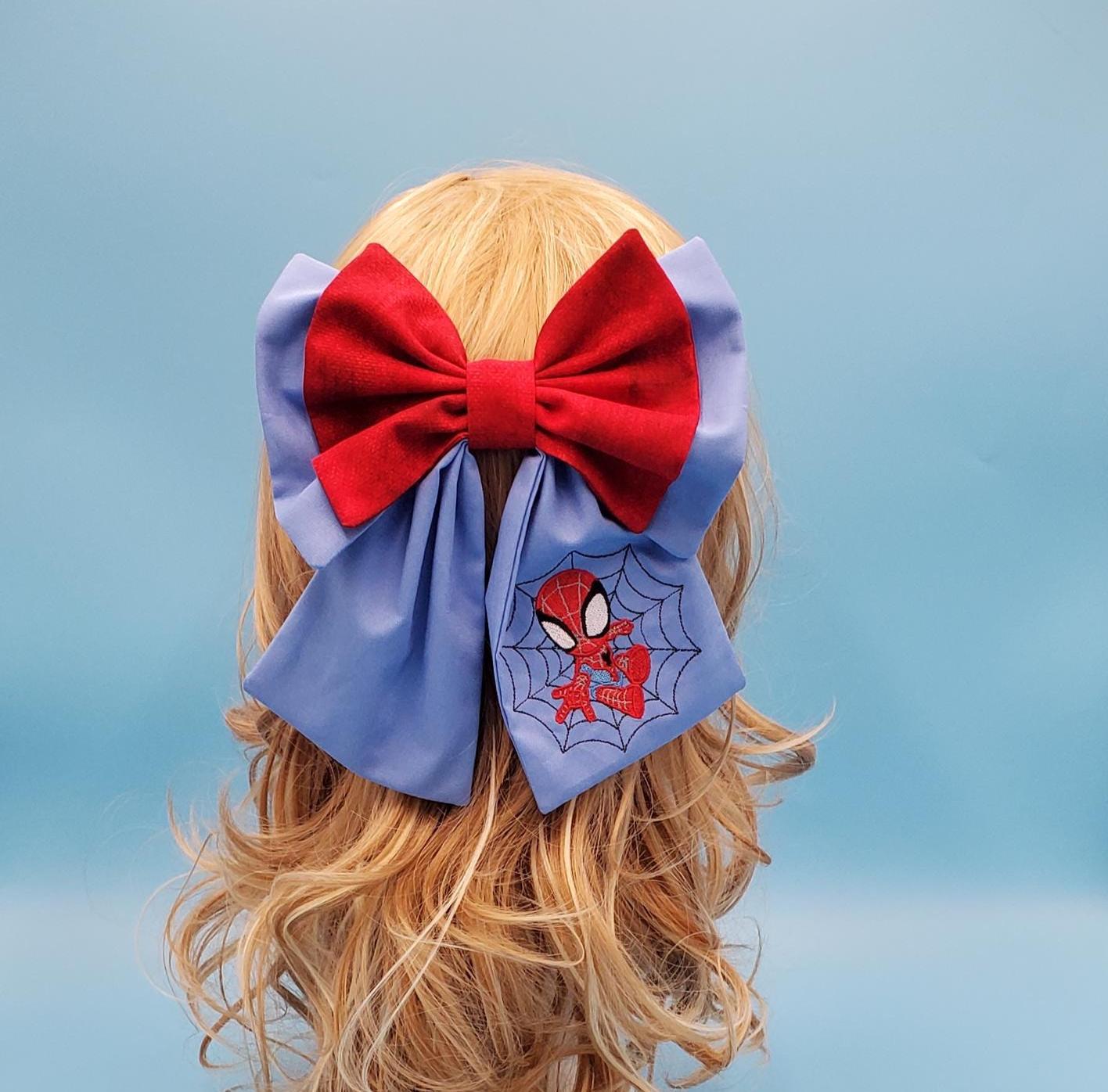 Spiderman Inspired ~ Spidey ~ Vintage Style Bow - Etsy