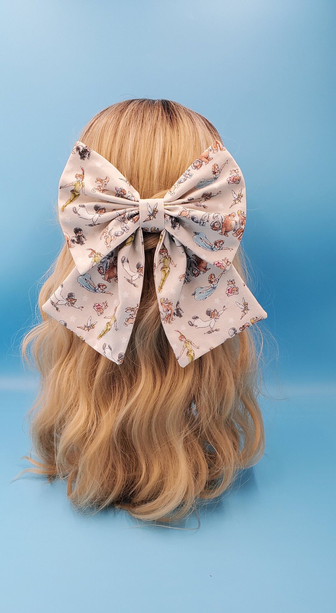 Peter Pan and Friends Inspired Vintage Style Bow - Etsy
