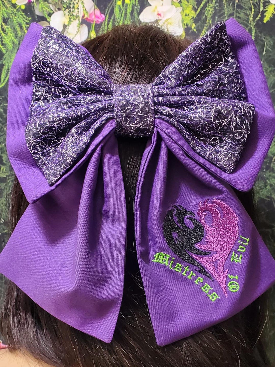 Maleficent Inspired ~ Mistress of Evil ~ Vintage Style Bow - Etsy