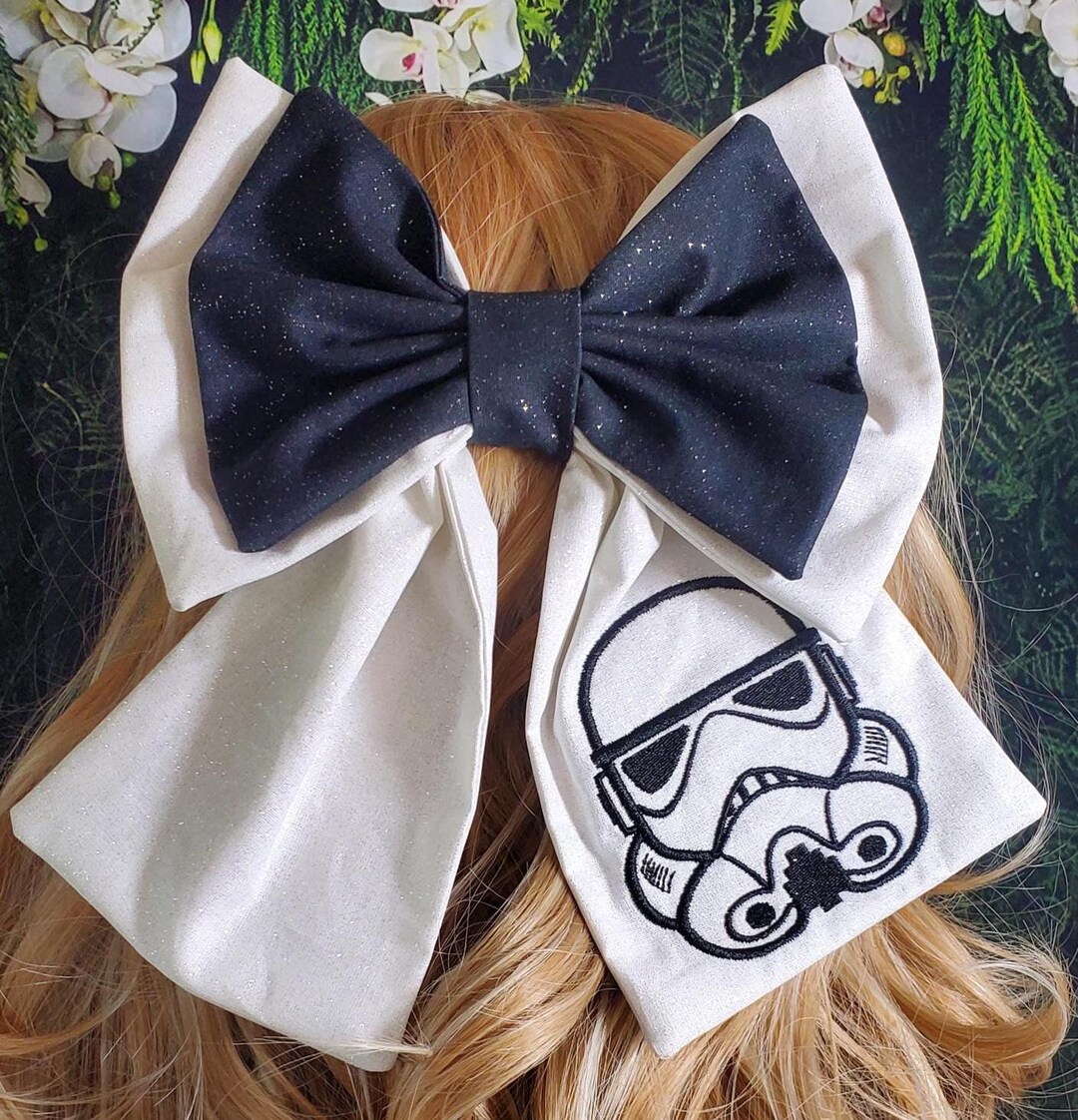 Disney Bound ~ Storm Trooper Inspired ~ Vintage Style Bow - Etsy