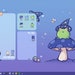 Wizard Frog Computer Desktop Theme Background Wallpaper Organizer Set ...