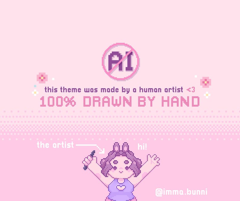 Pixel Icon Set ~ Cute Kawaii Pixel Art Desktop Icons and Folders - Etsy