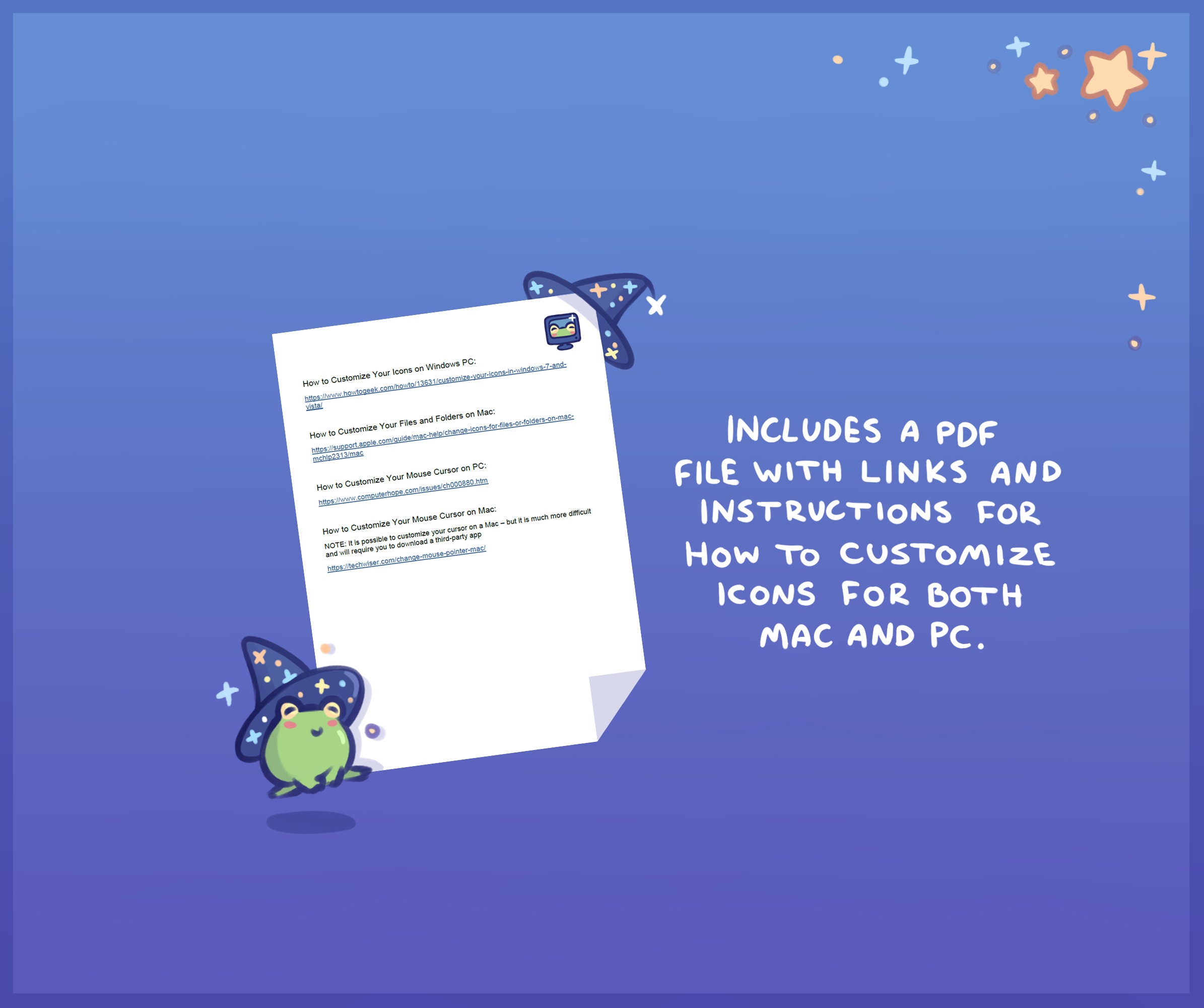 Wizard Frog Computer Desktop Theme Background Wallpaper - Etsy