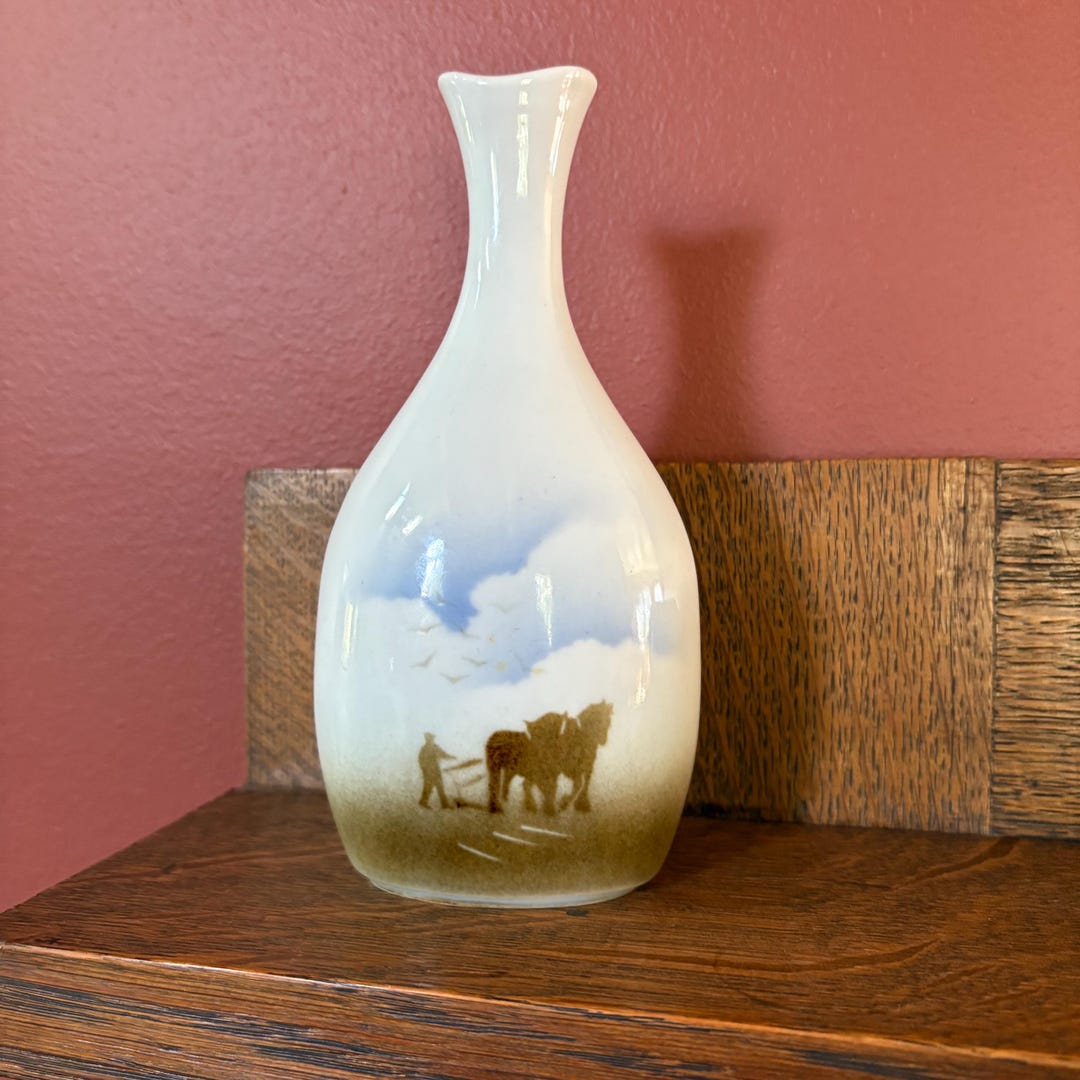Highbank Porcelain Bud Vase Lochgilphead Scotland Work Horses - Etsy