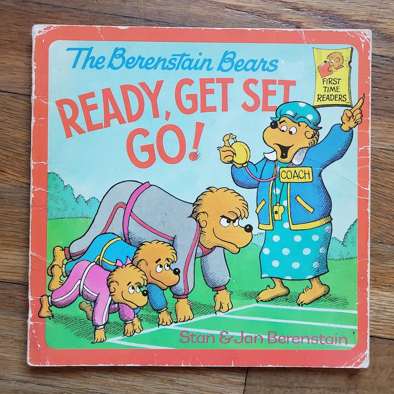 Vintage the Berenstain Bears Ready, Get Set Go! Paperback Children's ...