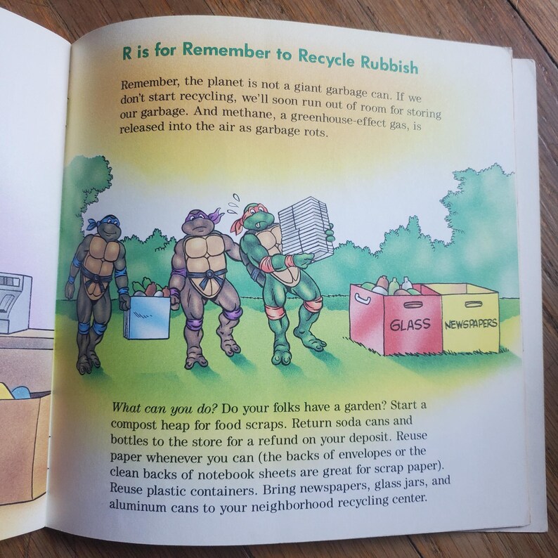 Teenage Mutant Ninja Turtles Abc's for a Better Planet Paperback ...