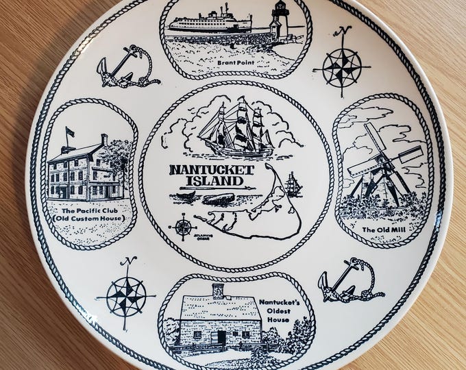 Vintage 1980s Nantucket Island Screen Craft Hand Decorated Hyannis, MA ...