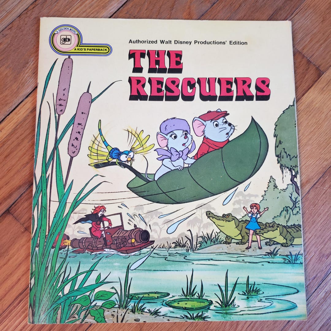 The Rescuers Authorized Walt Disney Productions Edition Childrens Book ...