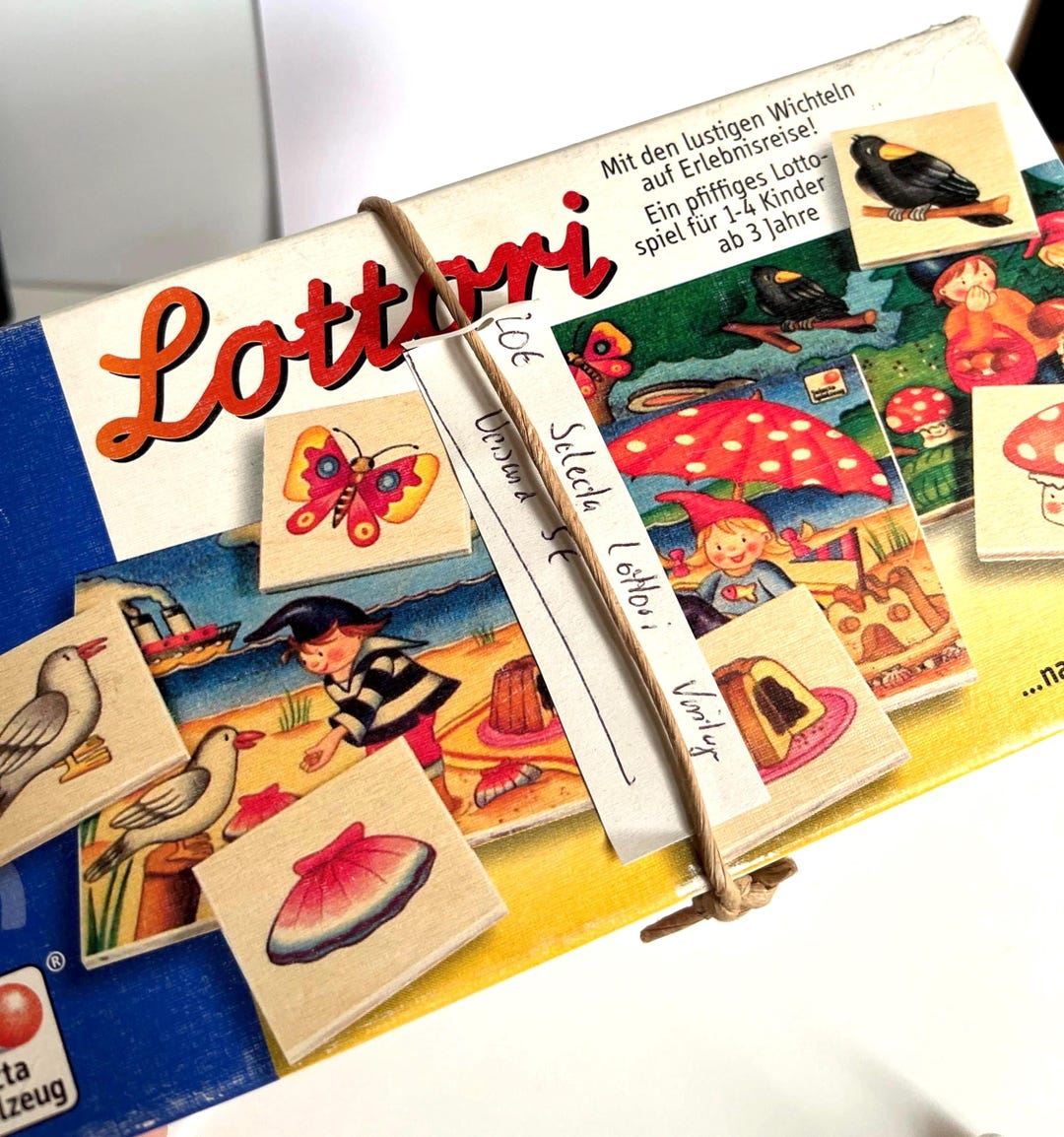 Selecta Lottori Game Children's Game - Complete - Vintage - Etsy