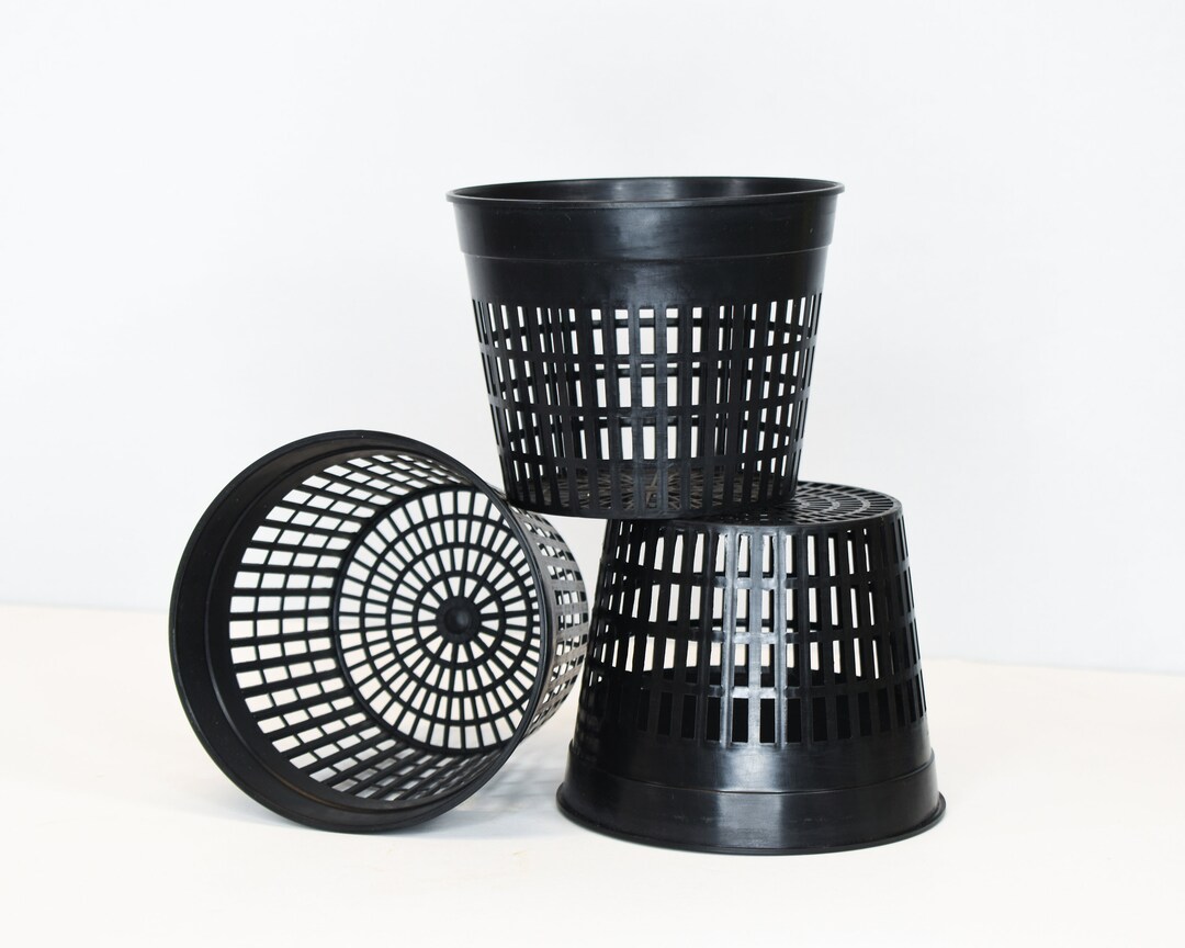 Net Pot 5 and 3.75 for Orchids Plastic Polymer High Aeration ...