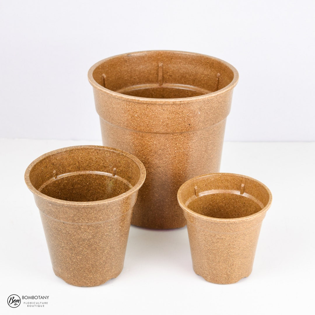 Grower Series Pot 6", 4.25", 3.37" Rice Hull Fiber | Organic Polymer ...