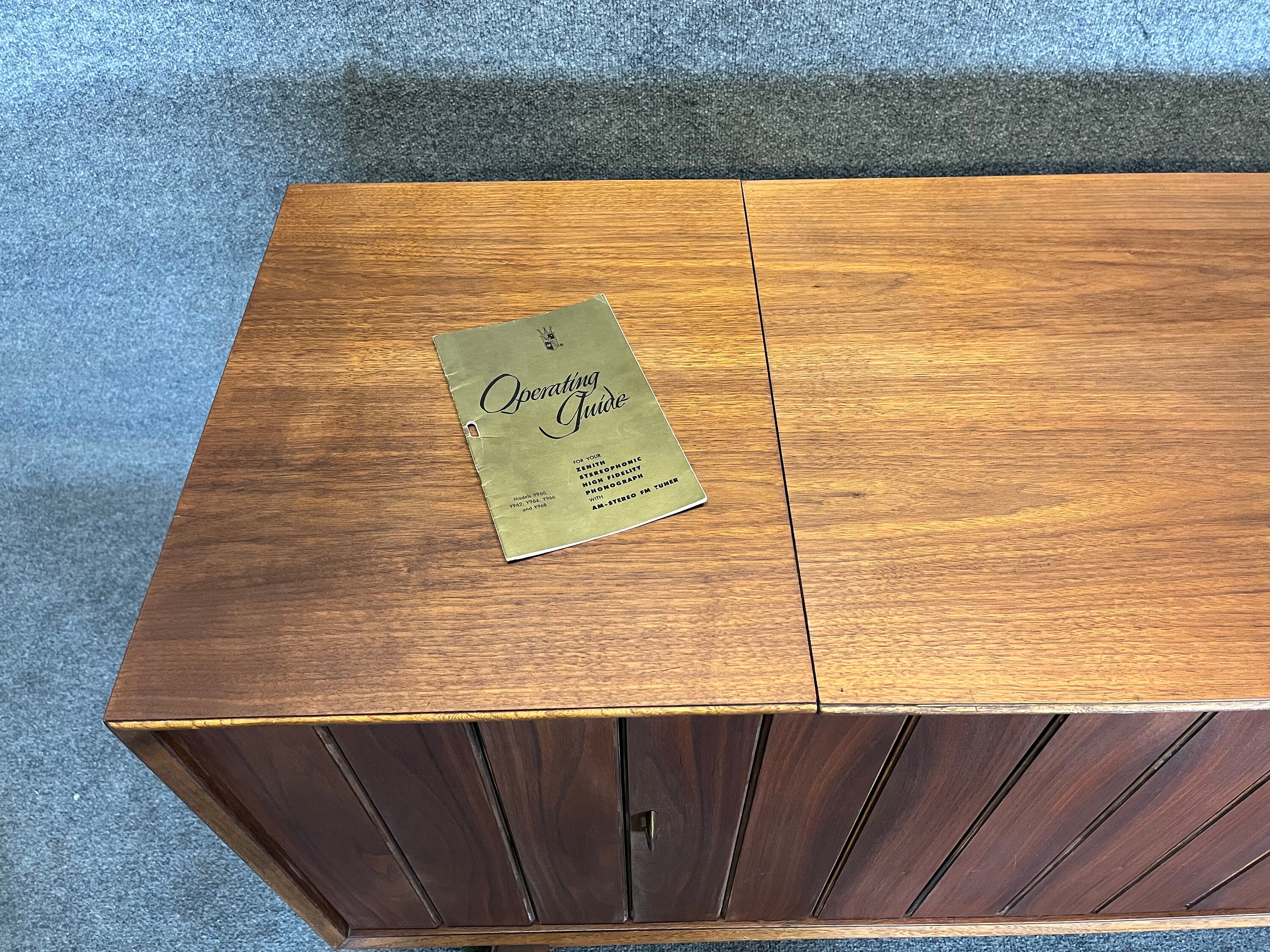 Vintage Mid Century Zenith Stereo Console - Etsy