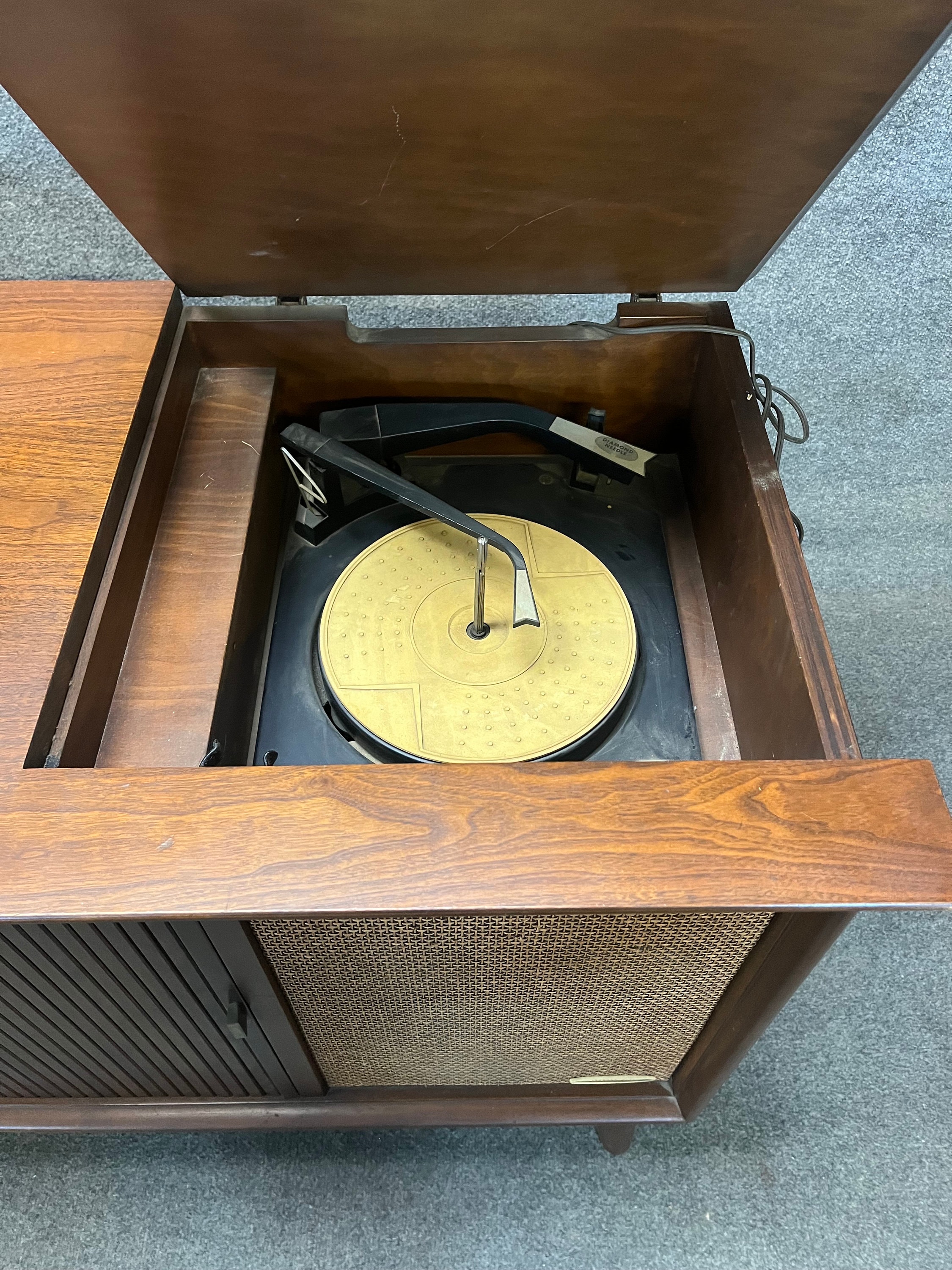 Reserved-vintage Mid Century Stereo Console/record Player Console by ...