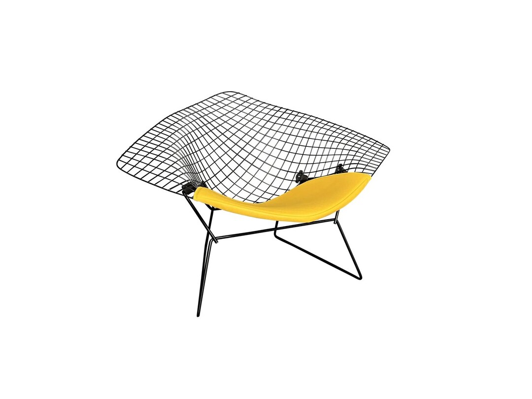 Vintage Mid Century Modern Large Diamond Chair by Harry Bertoia for ...