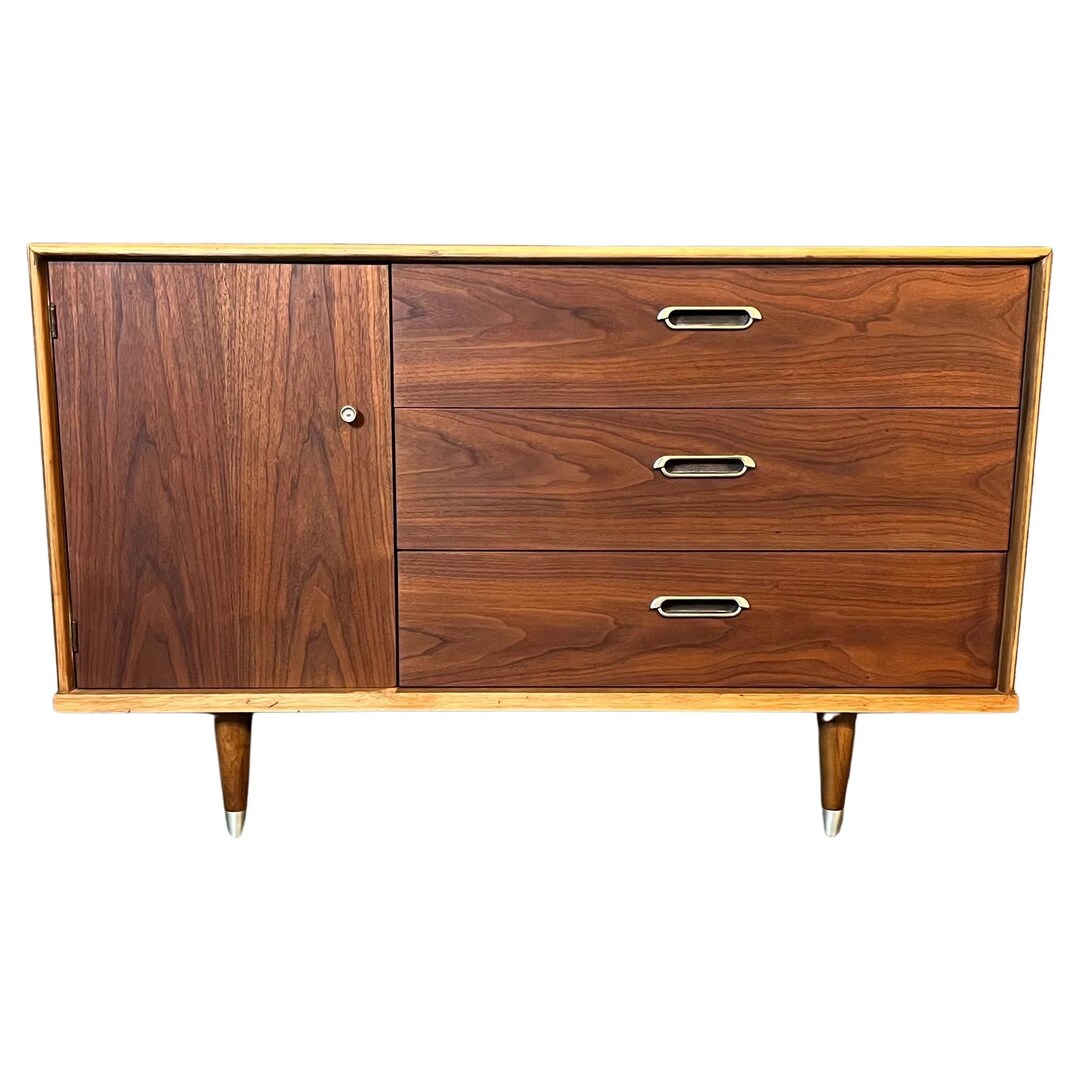 Vintage Mid Century Credenza by BP John - Etsy