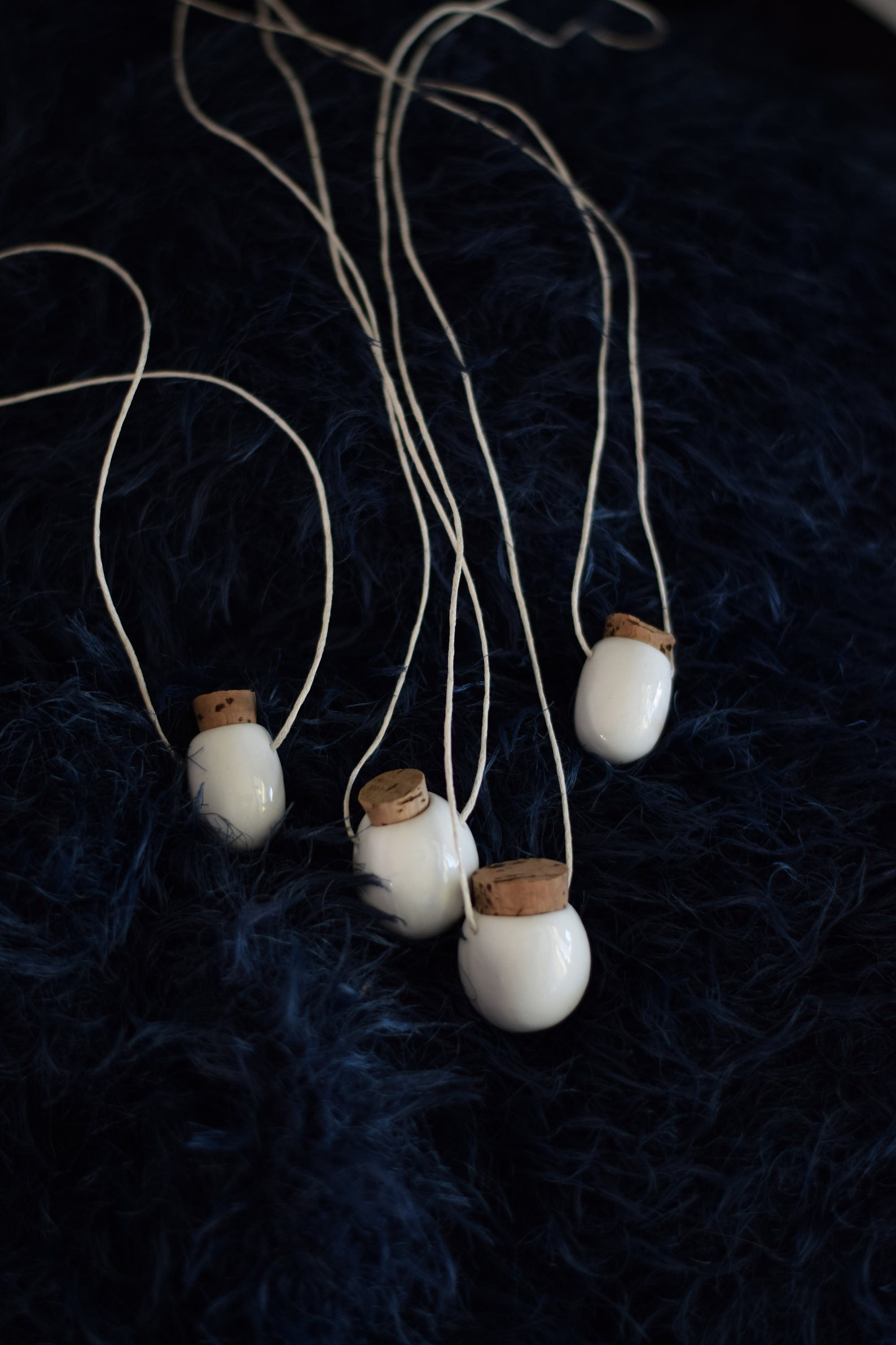 Glossy White Porcelain Vial L Ceramic Bottle L Unique Urn - Etsy